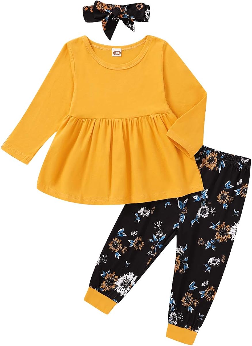 Borlai 3 Unids/Set Conjunto de Ropa de Moda para Niñas Pantalones de ...