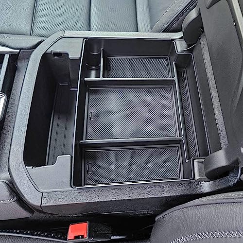 TOPINSTALL Power-Sliding Console Tray Compatible with 2021-2024 Chevy ...
