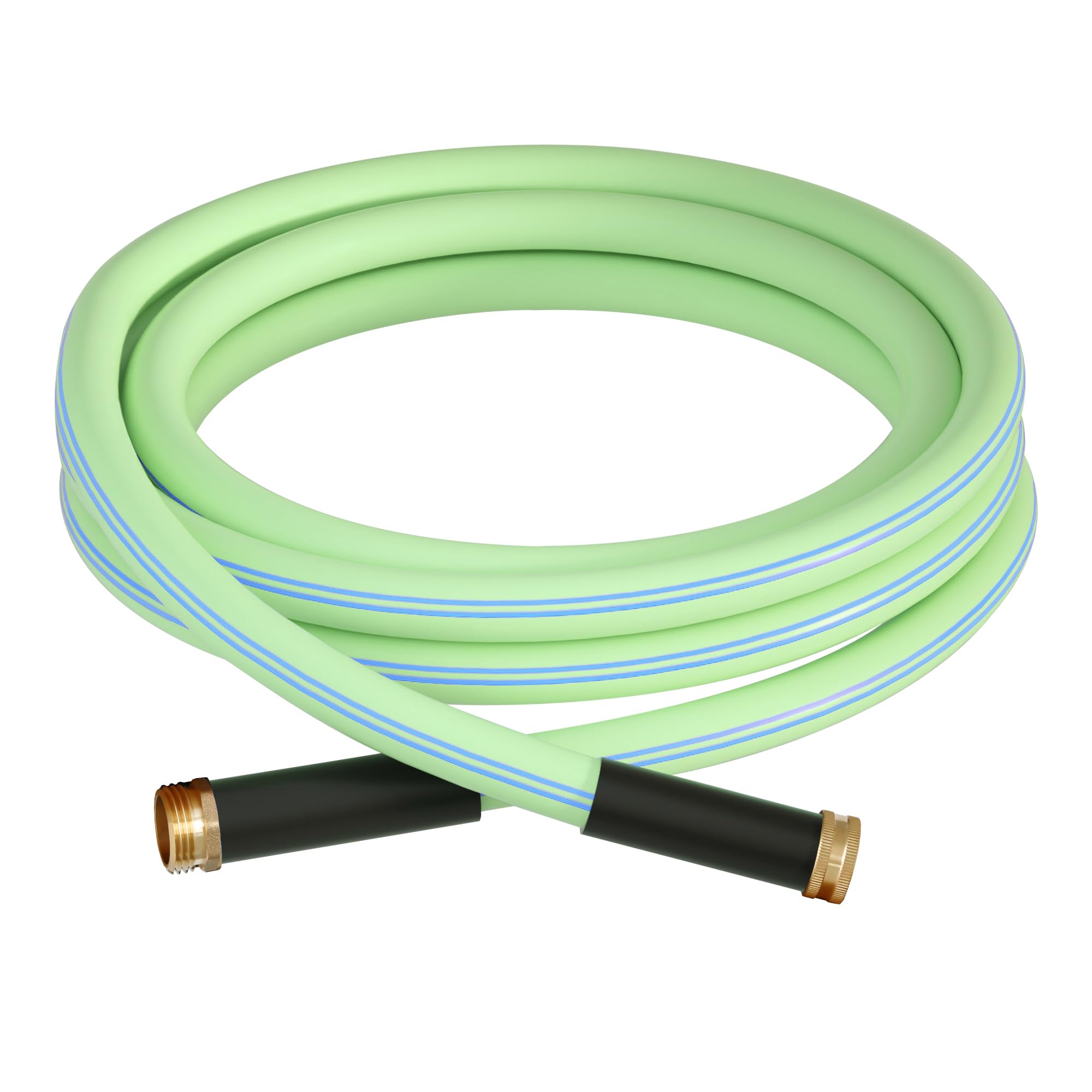 Atlantic Heavy Duty Short Garden Hose 5/8 IN x 15 ft Green Color ...