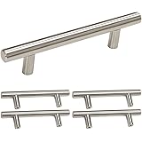 Silver Tone Aluminum Rectangular Flush Pull Handle 5.6" Long for Drawer ...