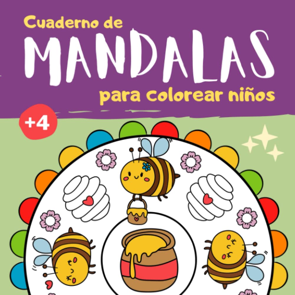 Mua Cuaderno de mandalas para colorear niños: Libro de mandalas para colorear niños de 4 a 8 ...