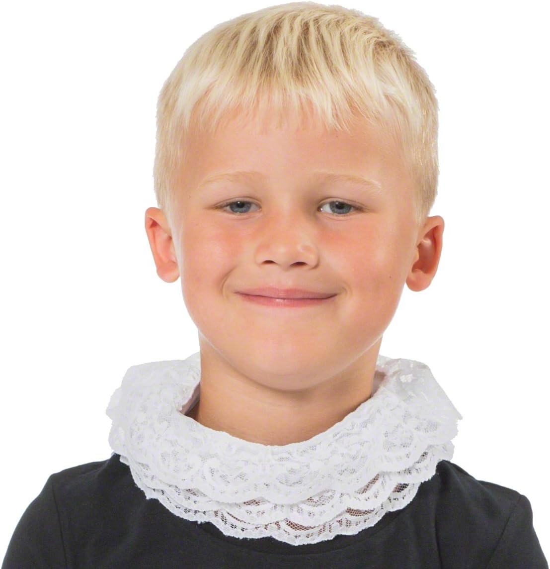 Charlie Crow White Elizabethan Tudor Neck Ruff for kids 3+ years ...