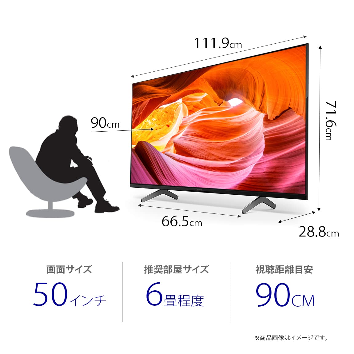 Mua Sony 50V 4K X80WK Series LCD TV Bravia KJ-50X80WK Google TV Dolby ...