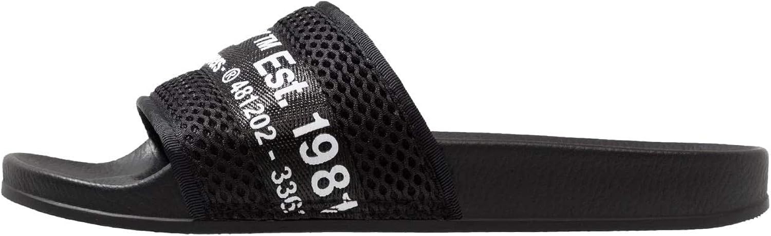 #Replay Mens Sliders Slip On Mules Shower Sandals (UK 11) Black: Amazon ...