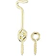 Amazon.com: Stanley Hardware S750-620 CD8440 Hooks and Eye in Solid Brass