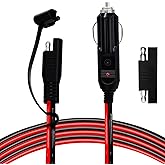 Amazon.com: SinLoon Cigarette Lighter SAE Battery Charger Cable,12V 15A Cigarette Lighter Plug ...