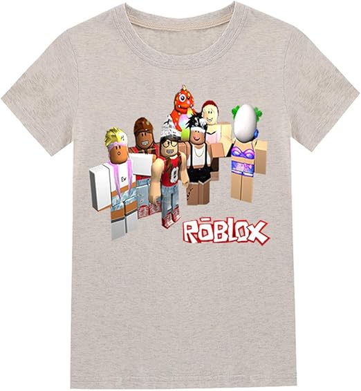 Roblox T-Shirt Beliebte Jungen Sommer Kurzarm Bedrucktes T-Shirt Kinder ...