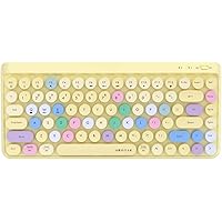 UBOTIE Colorful Computer Wireless Keyboard Mouse Combos, Typewriter ...