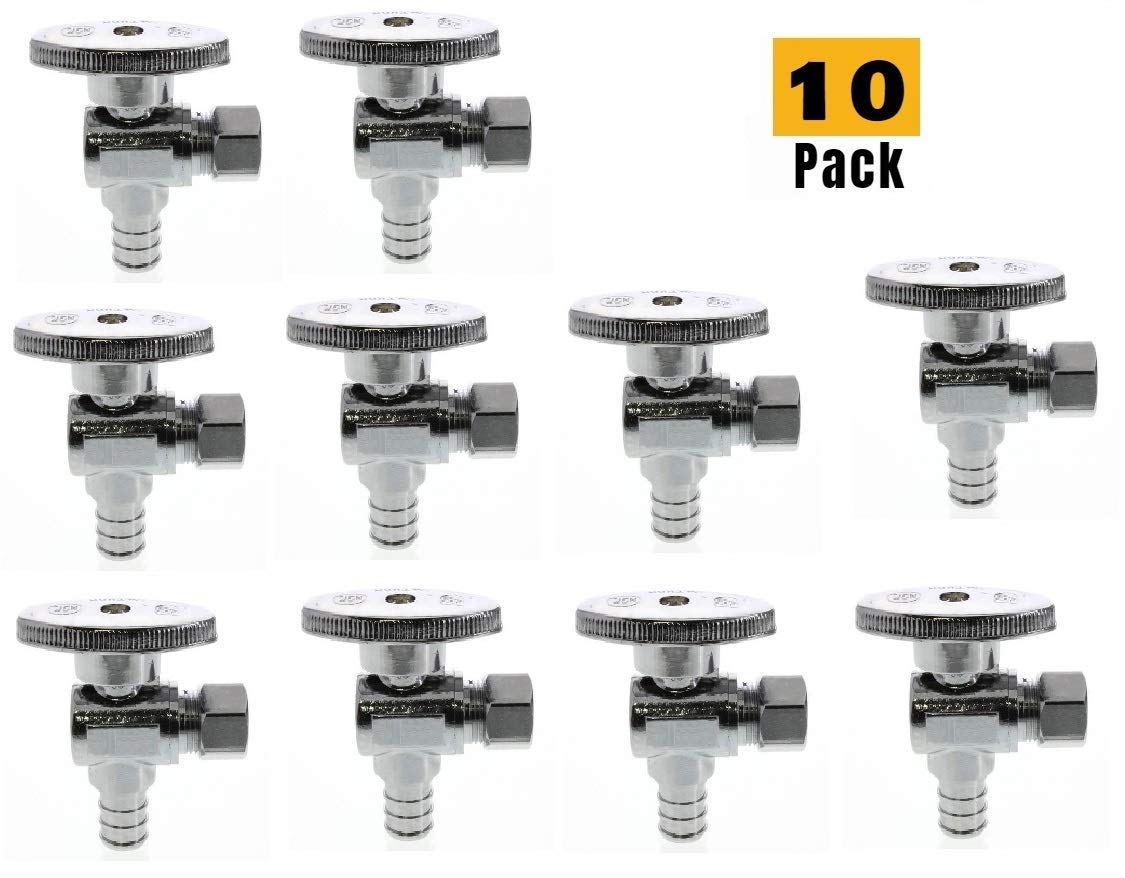 EZ-Fluid 3/4 Pex Brass Ball Valve Full Port Water Stop Shut Off,Lead ...