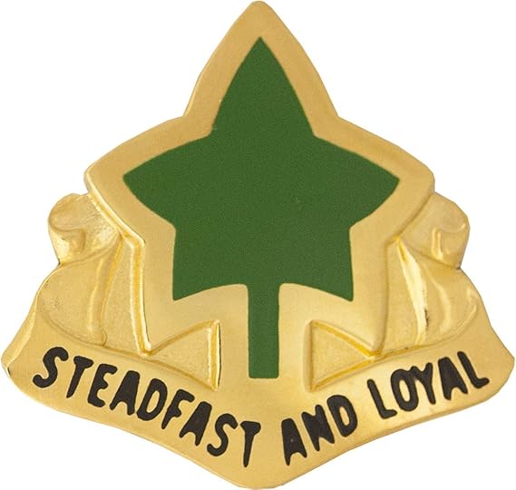 Amazon.com: 4th Infantry Division Unit Crest (Steadfast And Loyal ...
