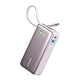 Amazon.com: Anker Nano Power Bank, 10,000mAh Portable Charger with Built-in USB-C Cable, 30W ...