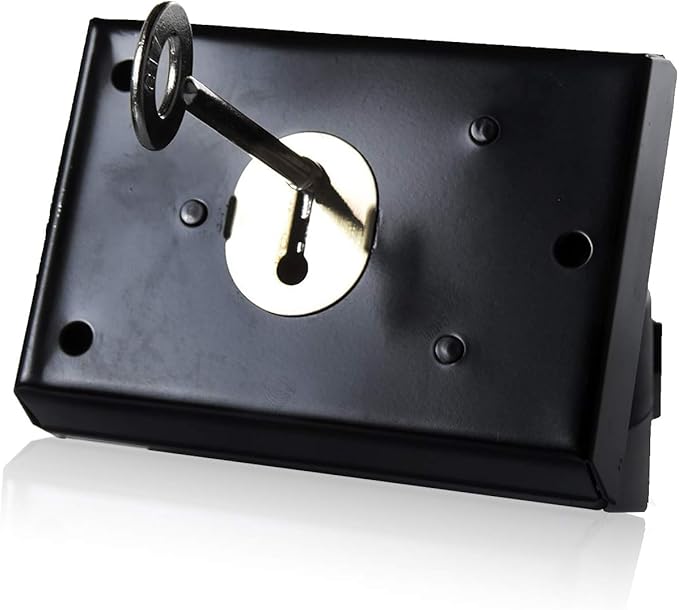 XFORT® Rim Deadlock, Surface Mounted Rim Dead Lock with Key Operated ...