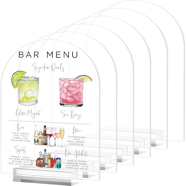 Diy bar menu for wedding | Beachweddingtips.com