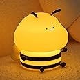 Bee Night Light For Kids, Squishy Lamp, Animal Night Light, 3 Levels Of ...