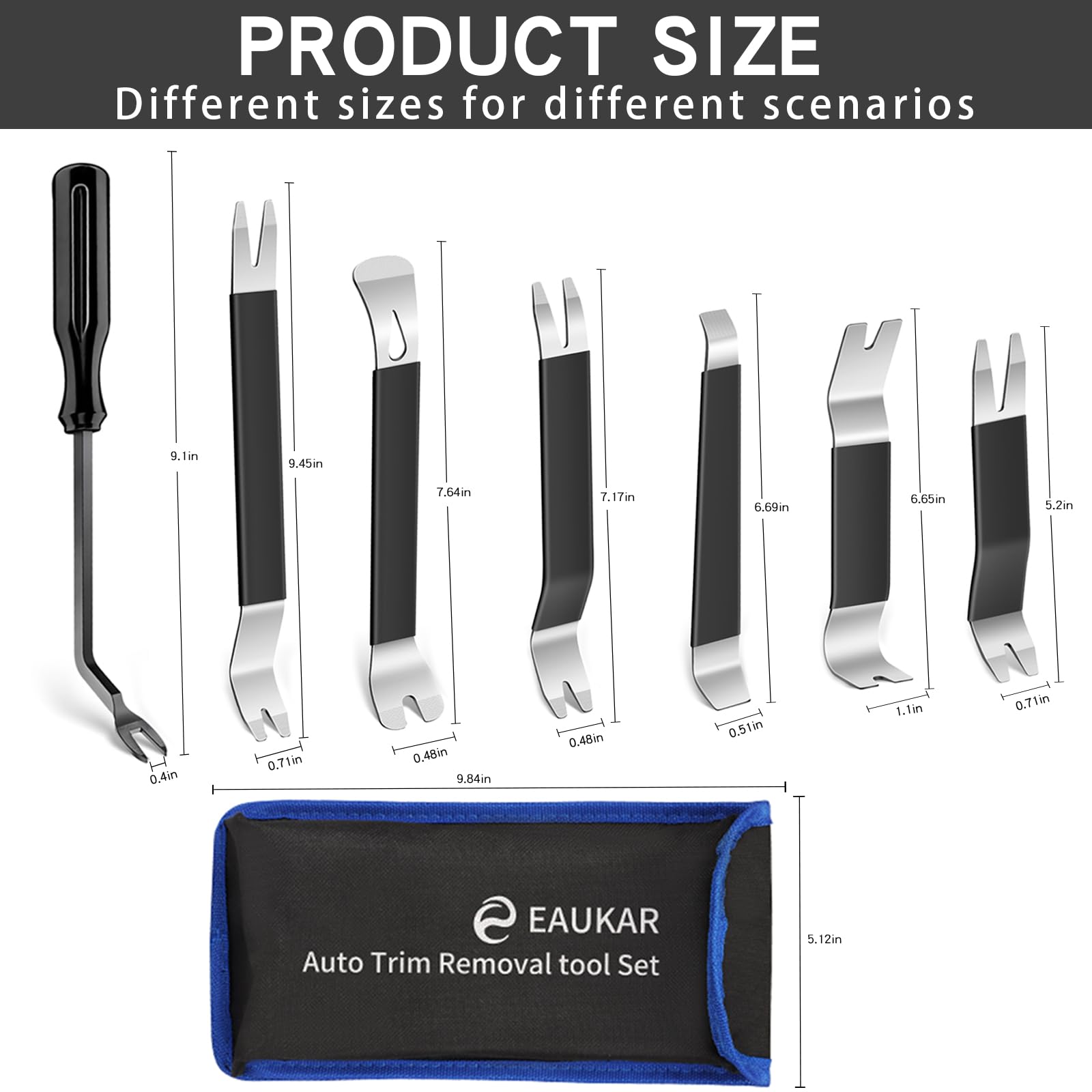 Mua Metal Auto Trim Removal Tool Kit, 20 Pcs Car Removal Tool Kit ...