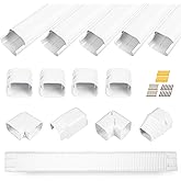 Amazon.com: LyPrem 16.5Ft Mini Split Line Set Cover 4" PVC Line Cover Kit for Mini Split and ...