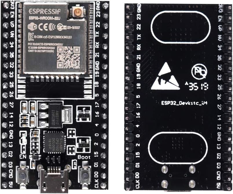 Melife 2 Pack Esp32 Devkitc Core Board Esp32 Development Board Esp32 7199