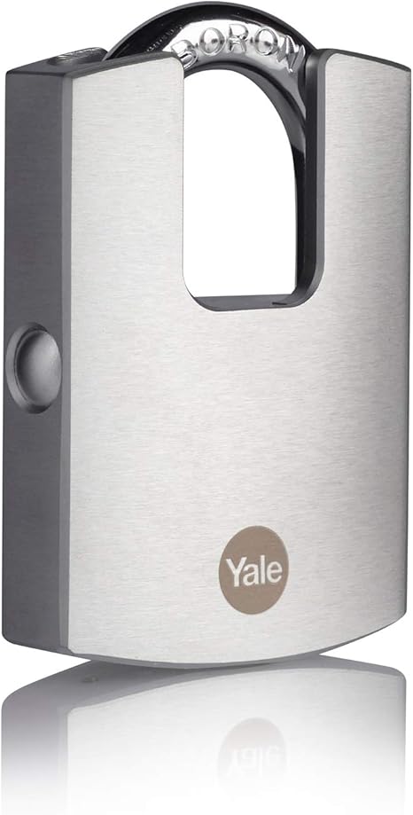 Yale Y121B/50/132/1 - Brass Closed Shackle Padlock (50 mm) - Black ...