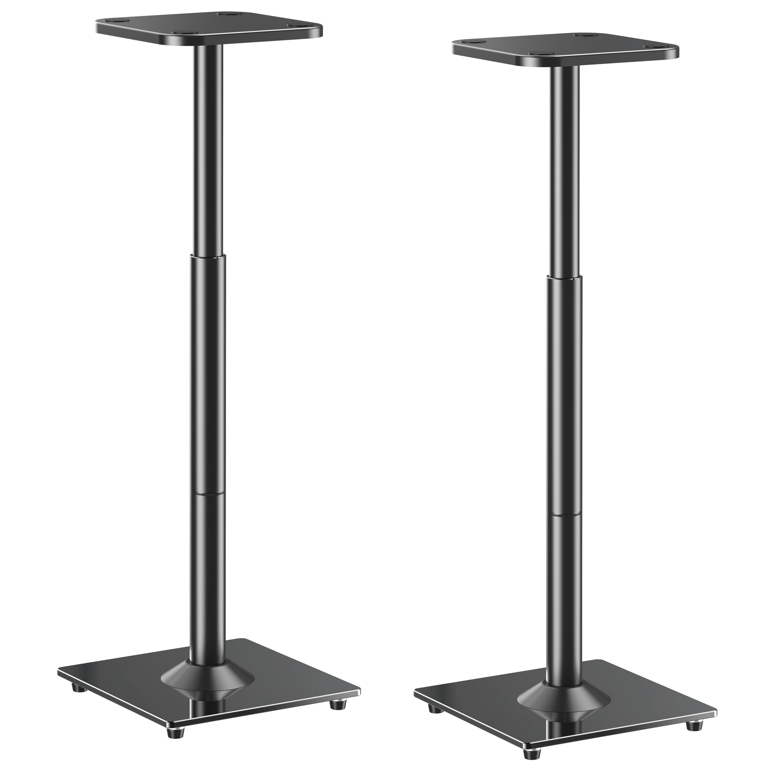 ELIVED Universal Speaker Stands Height Adjustable 28"-37.4", Bookshelf ...