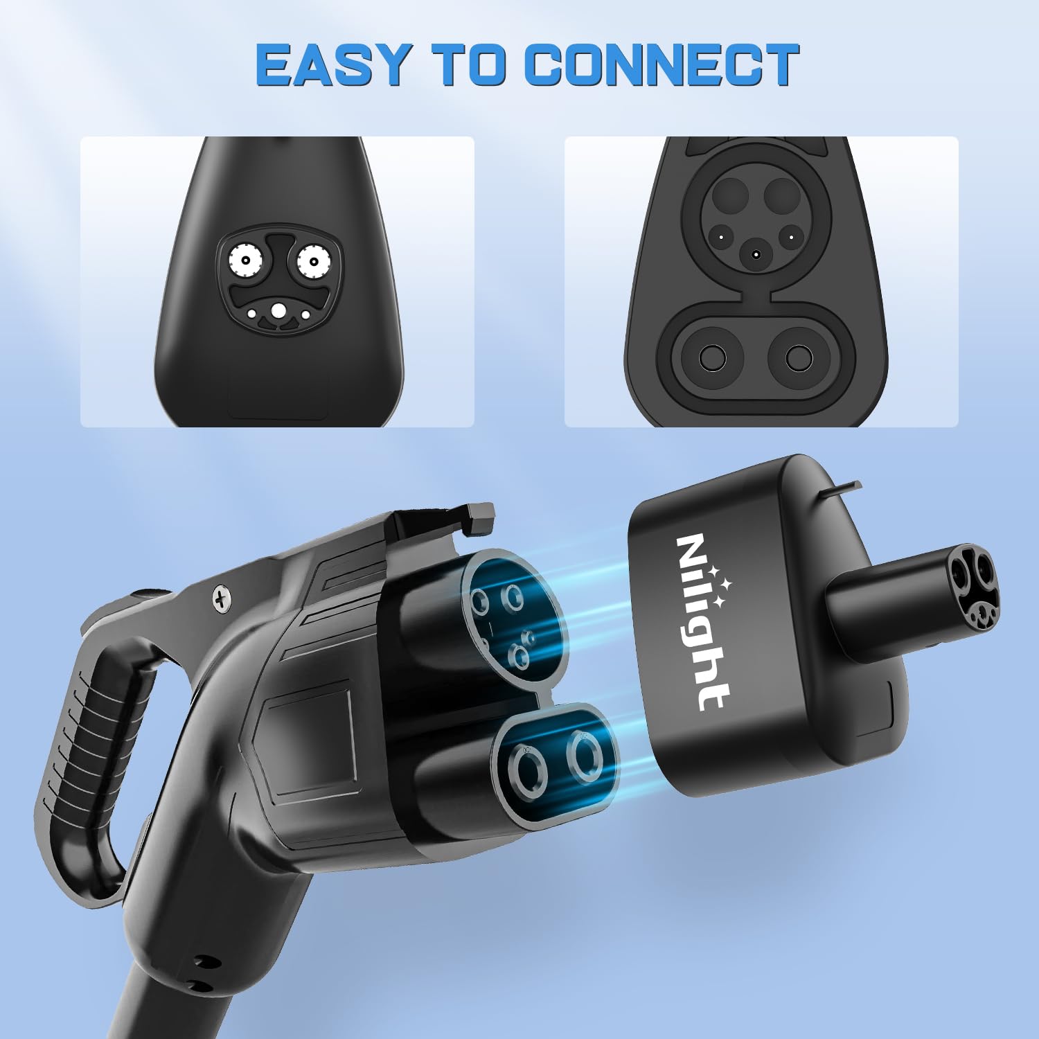 Mua Nilight CCS1 to Tesla Adapter 80A 250AC, Compatible with Tesla ...