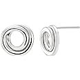 Amazon.com: Silpada 'Karma Swirl' Stud Earrings in Sterling Silver ...