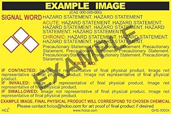 Amazon.com: Acetone GHS Label - 2" x 3" (Pack of 25) : Industrial ...