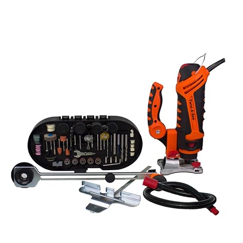 Twist-A-Saw Deluxe Kit by The Renovator with 287 piece Accessory Kit ...