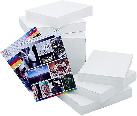 Amazon.com : Printerry Glossy Photo Paper 5x7 In, 500 Sheets, 250gsm ...