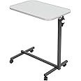 Amazon.com: Vive Compact Overbed Table - Over Hospital Bed Tray - Rolling for Home Use or ...