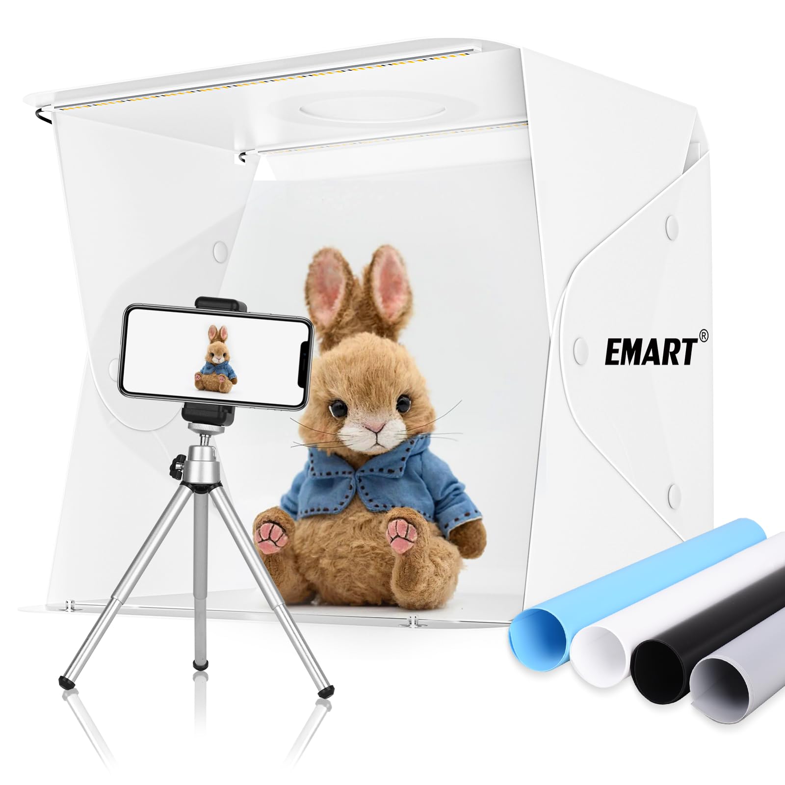 Mua Emart 15.7 inch (40 cm) Large Photo Light Box, Folding Photo Booth ...