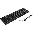 Arabic Keyboard, Wired USB Computer Keypad 104 Keys Arabic and English ...