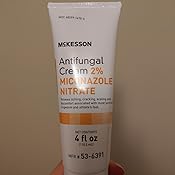 Amazon.com: McKesson Antifungal Cream 2% Miconazole Nitrate Cream 4oz ...