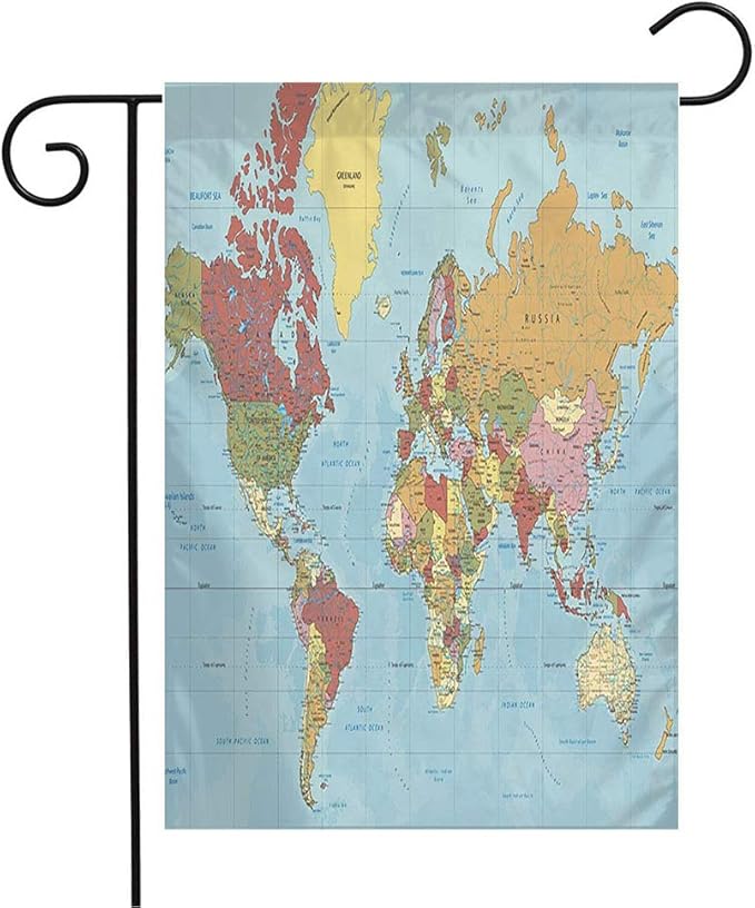 Amazon.com : Pansyhome Welcome Garden Flag Vertical Old Detailed ...