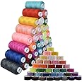 Amazon.com: Renashed 72Pcs Bobbins Sewing Threads Kit, 36 Colors Spools ...