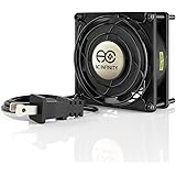 AC Infinity AXIAL 1238W, Muffin Fan, 115V 120V AC 120mm x 38mm High ...