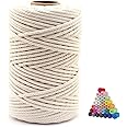 Amazon.com: flipped 100% Natural Macrame Cotton Cord,5mm x110 Yards ...