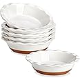 Amazon.com: MALACASA Pie Pan, 12 OZ Mini Pie Dish Set of 6, Ceramic Pie ...