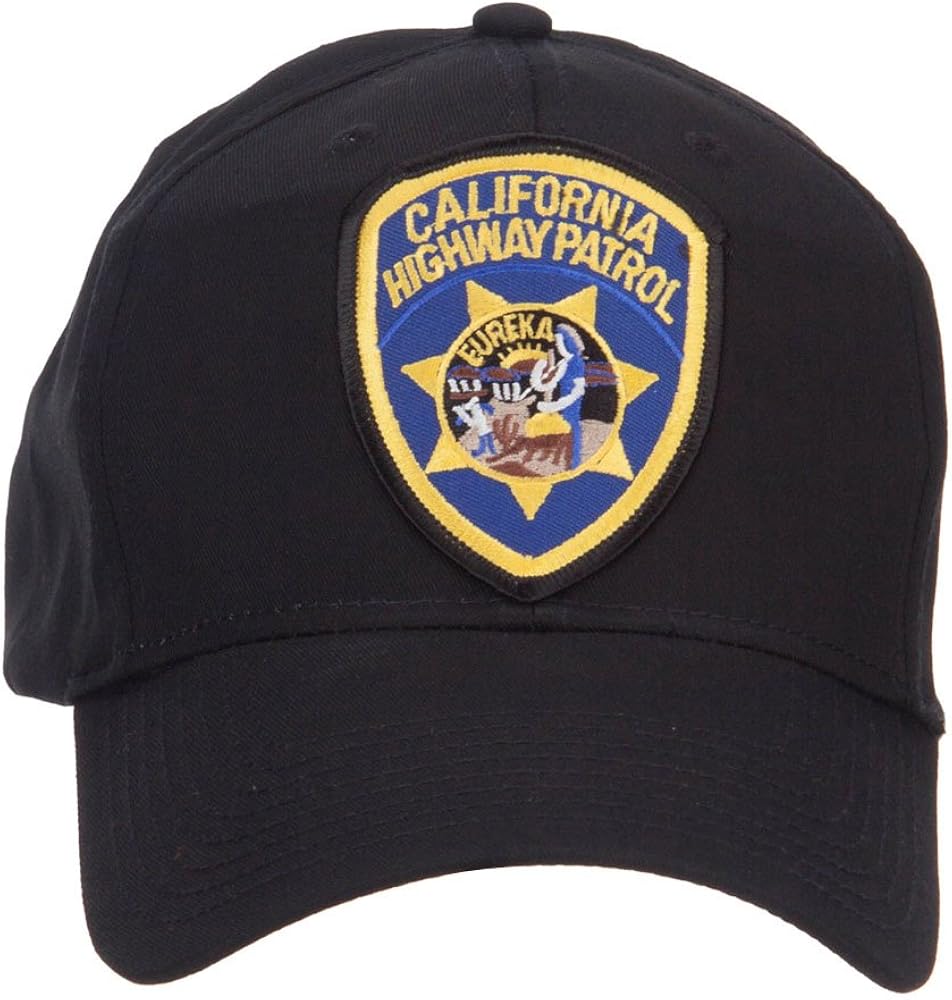 e4Hats.com California Highway Patrol Patched Cap - Black OSFM at Amazon ...