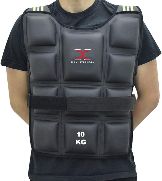 MAXSTRENGTH Weighted Vest Gym Running Fitness Sports Training Weight ...
