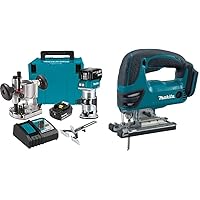 Makita XTR01T7 18V LXT Lithium-Ion Brushless Cordless Compact Router ...