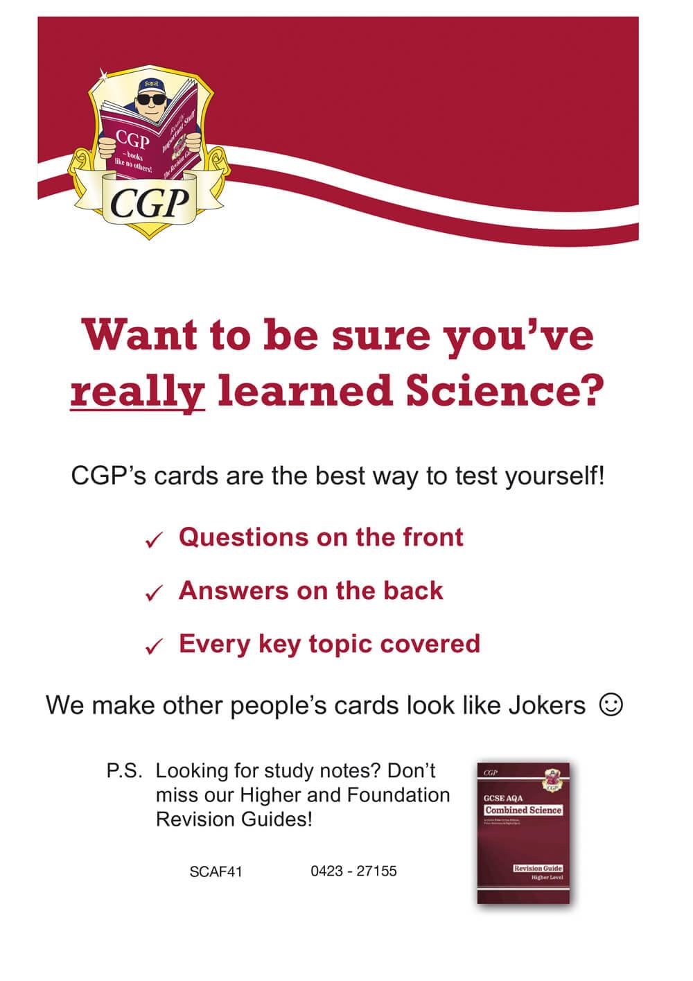 Mua GCSE Combined Science AQA Revision Question Cards - Q&A cards for quick practice: for the ...