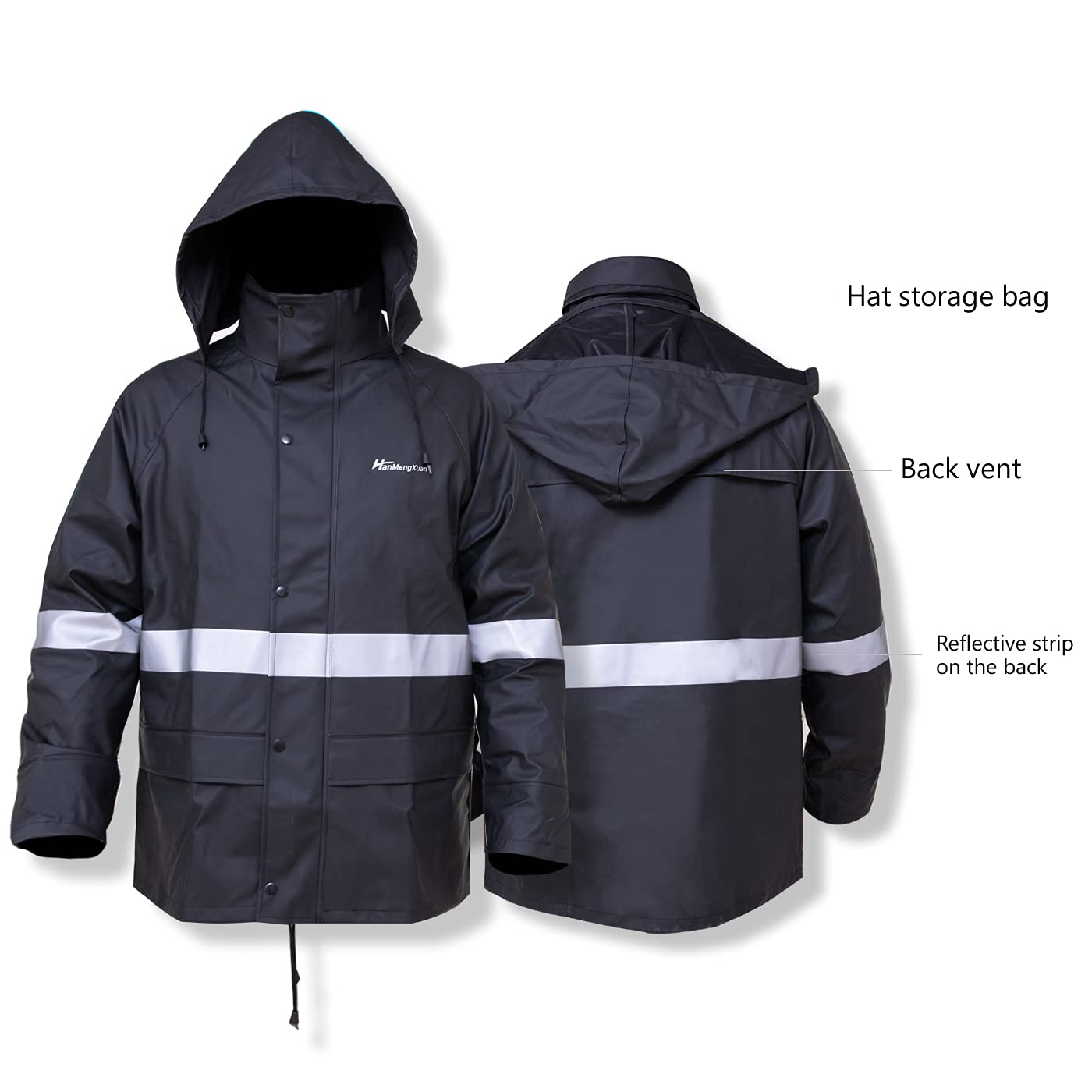 Mua HANMENGXUAN Rain Suits for Men Waterproof Work Heavy Duty Rain Suit ...