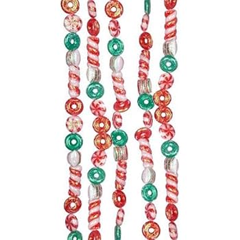 Amazon.com: Kurt Adler H1896 Multi-Color Gum Drop Garland, 8 Foot: Home ...