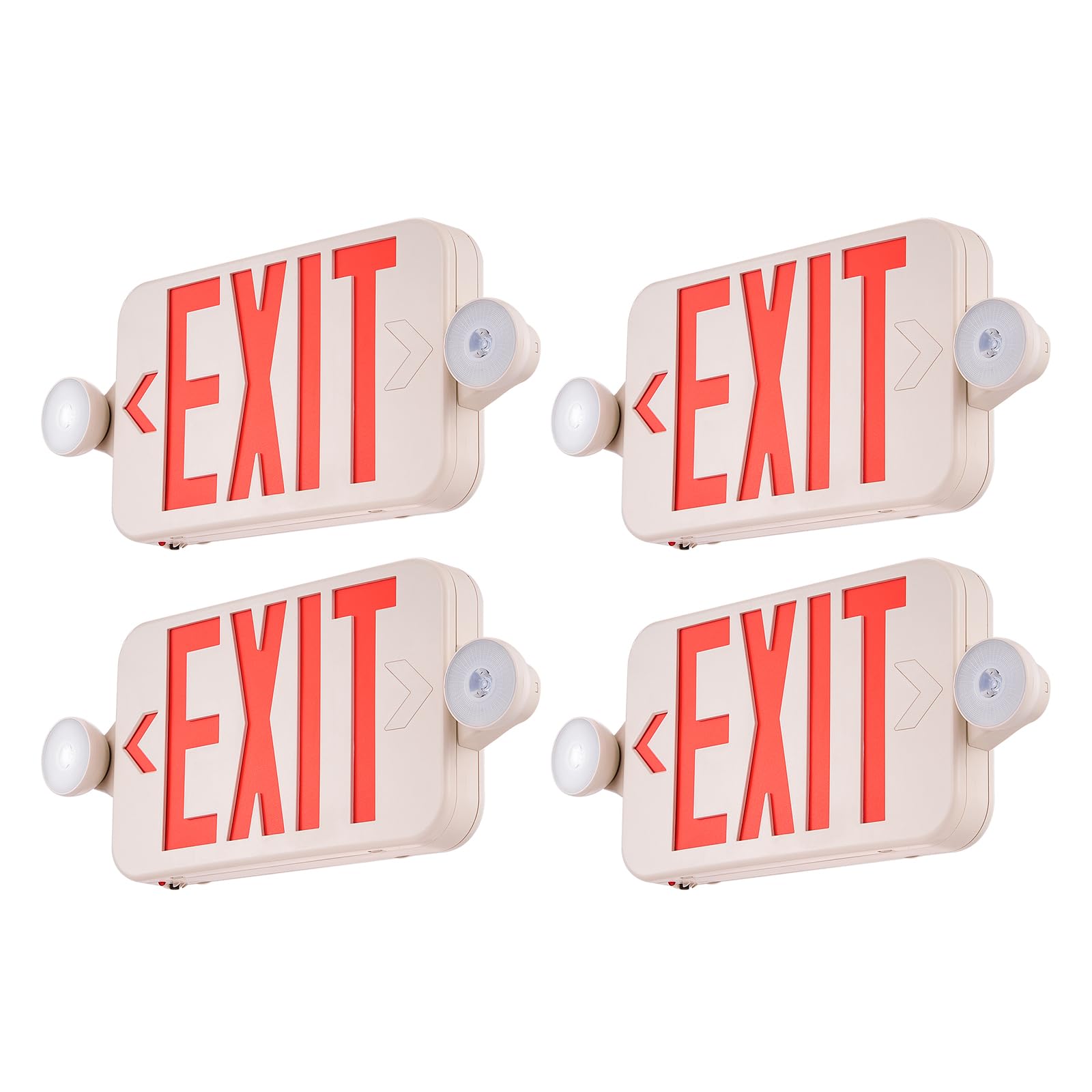 Mua VEVOR LED Exit Sign with Emergency Lights, Two LED Adjustable Heads ...