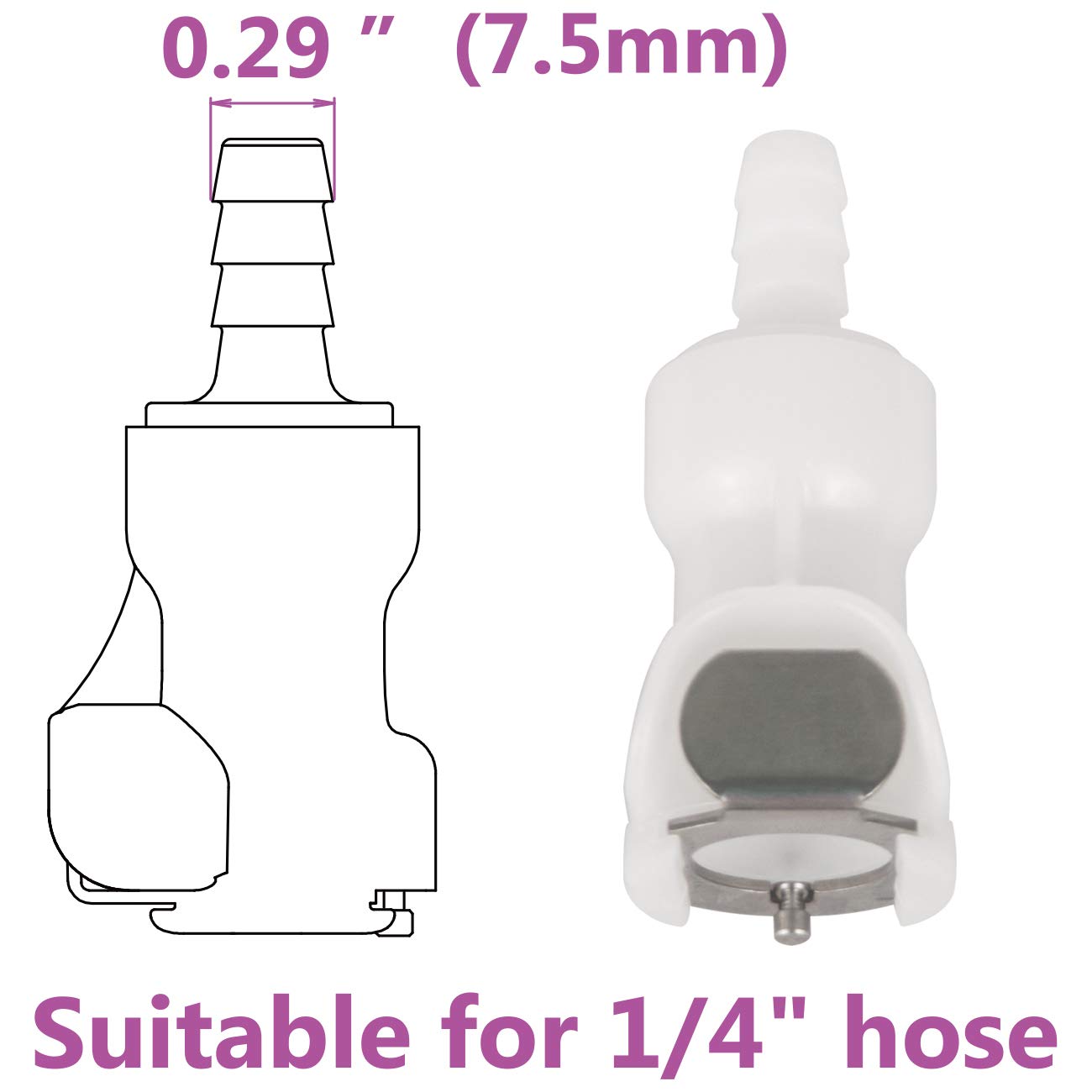 Mua IRONSTAR Quick-Disconnect Hose Barb Insert, Quick Connect Hose ...