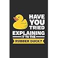 Developer Rubber Duck Notebook: Debug Programming Duckie / 6x9 Inches ...