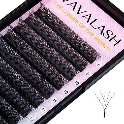 VAVALASH W-shaped Eyelash Extension 5D Premade Fans 0.07 D Curl Volume ...
