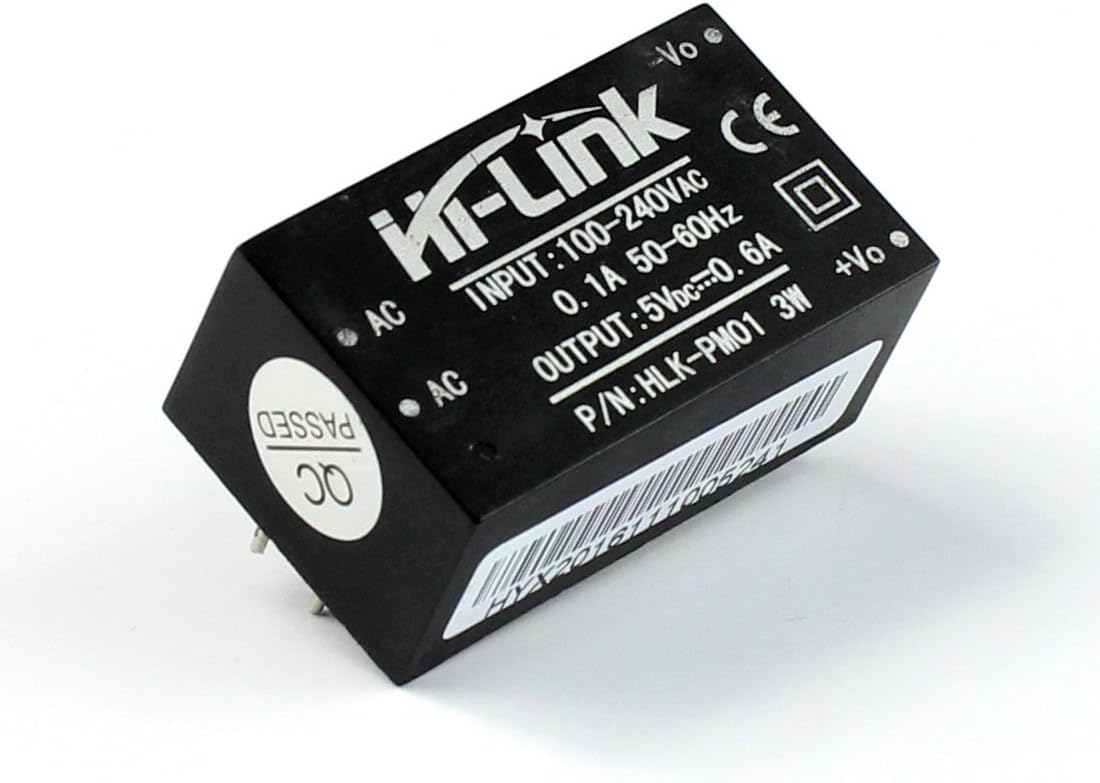 Hi-Link HLK-PM01 AC-DC 220V to 5V Step-Down Power Supply Module ...