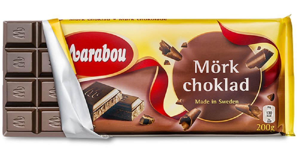 Amazon.com : Marabou Chopped Hazelnuts Original Swedish Milk Chocolate ...