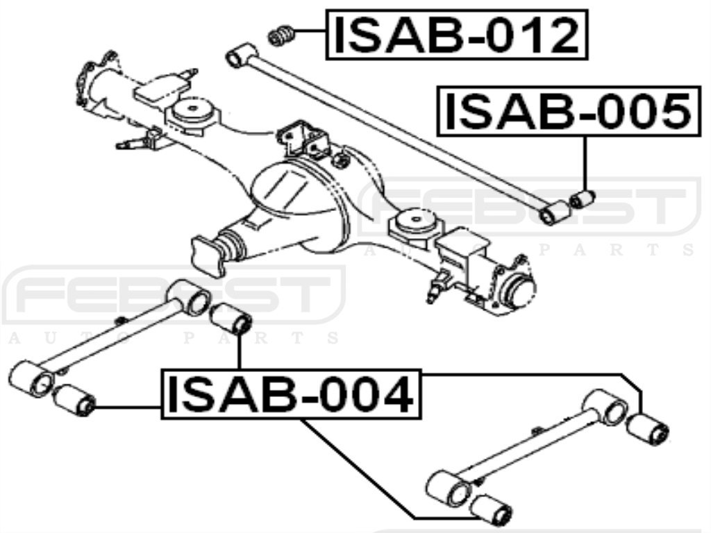 2nd Gen Trooper Trailing Link Bushing info | Isuzu SUV Forum